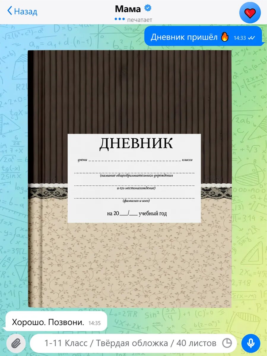 Школьный дневник с принтом y2k pinterest