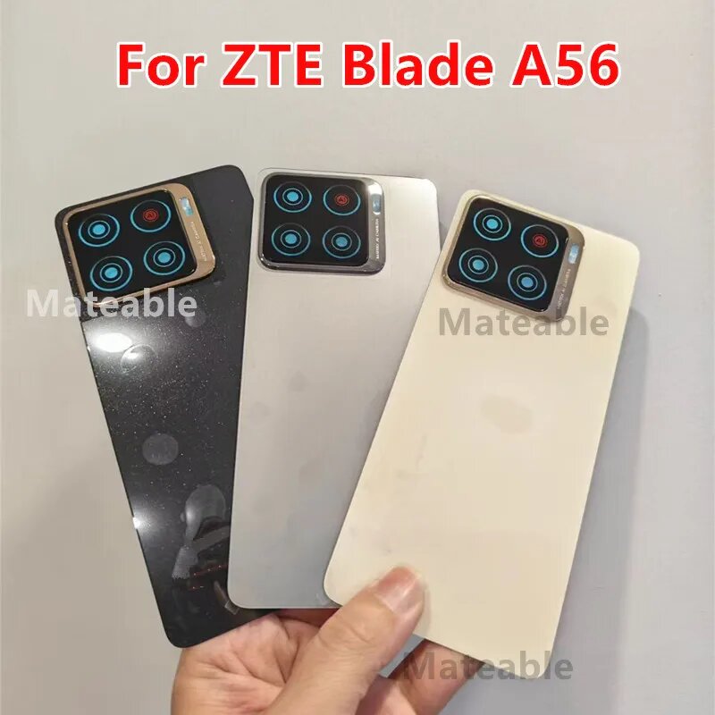 Черный чехол для ZTE Blade A56, крышка аккумулятора