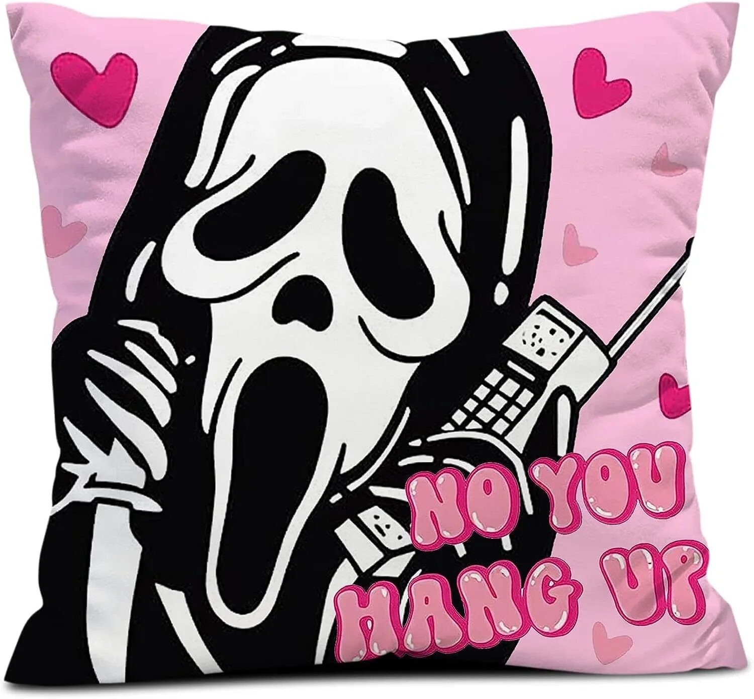Подушка декоративная "Scream" Розовый, 40x40 см