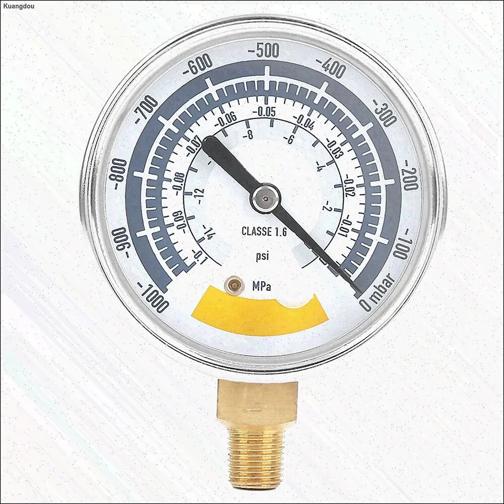 Манометр Для Вакуумного Насоса 0-14 Psi Npt 1/8 Дюйма Точный