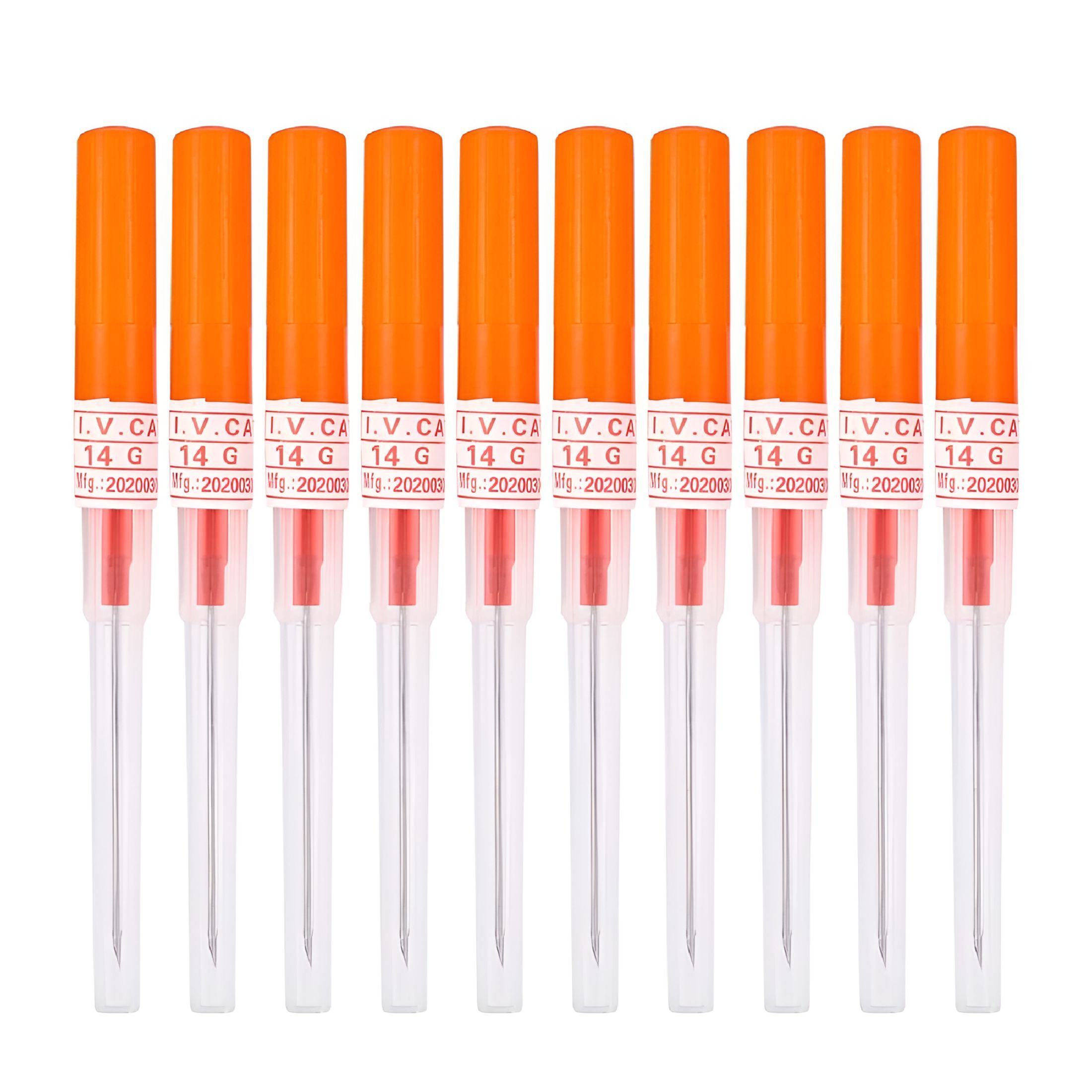 XIRQI 10 шт. 14G Пирсинг катетерные иглы