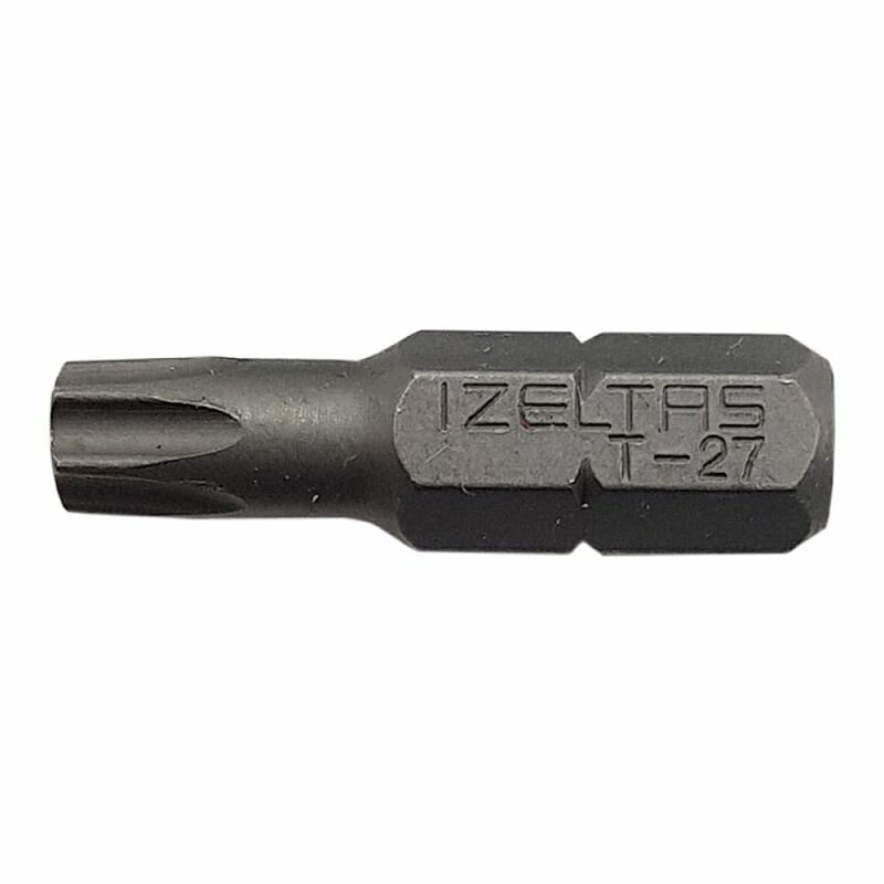 Бита торкс T27 25 мм хвостовик С6,3 мм IZELTAS