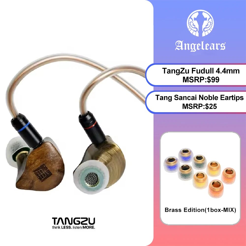 TangZu Fudu II и Tang Sancai Noble Eartips гибридные наушники Fudu 4.4-SancaiBrass
