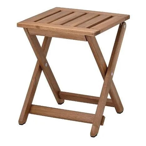 Складной стул NAMMARO (наммаро) IKEA, сад, акация, светло-коричневый, 37x45 см