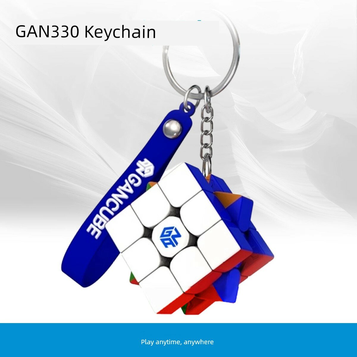 Мини-брелок GAM330 3мм цветная версия 3x3 куб