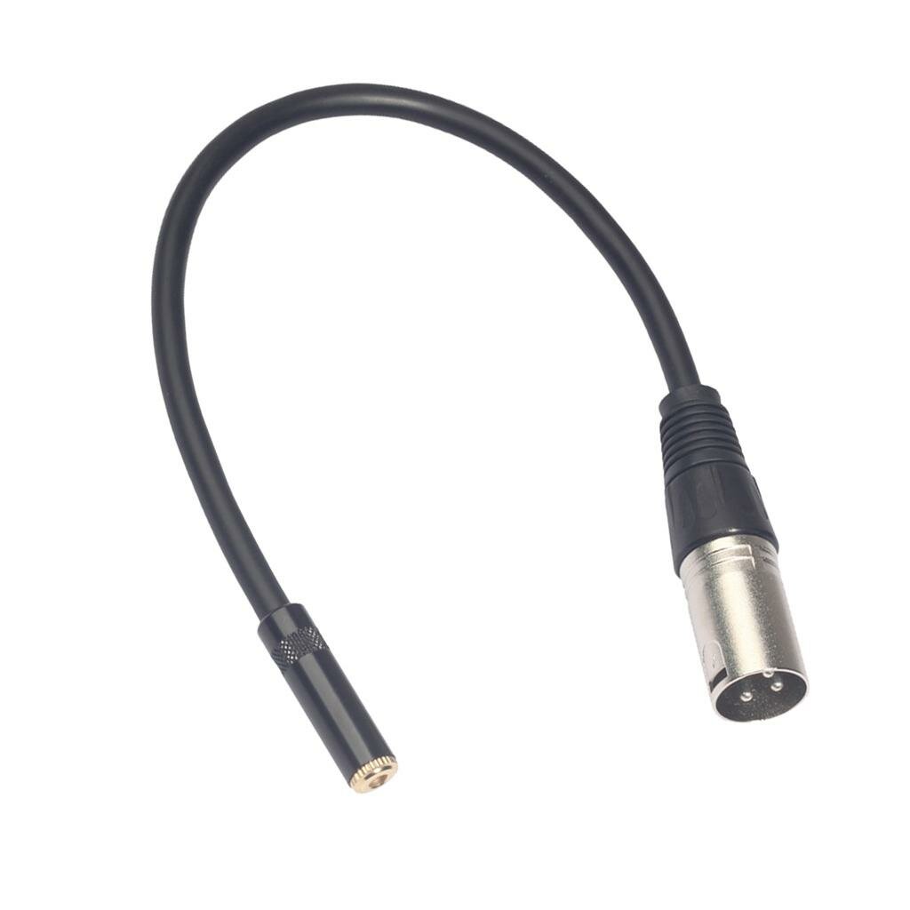Кабель-адаптер RCA/XLR «мама» — XLR «папа» для наушников, 30 см.