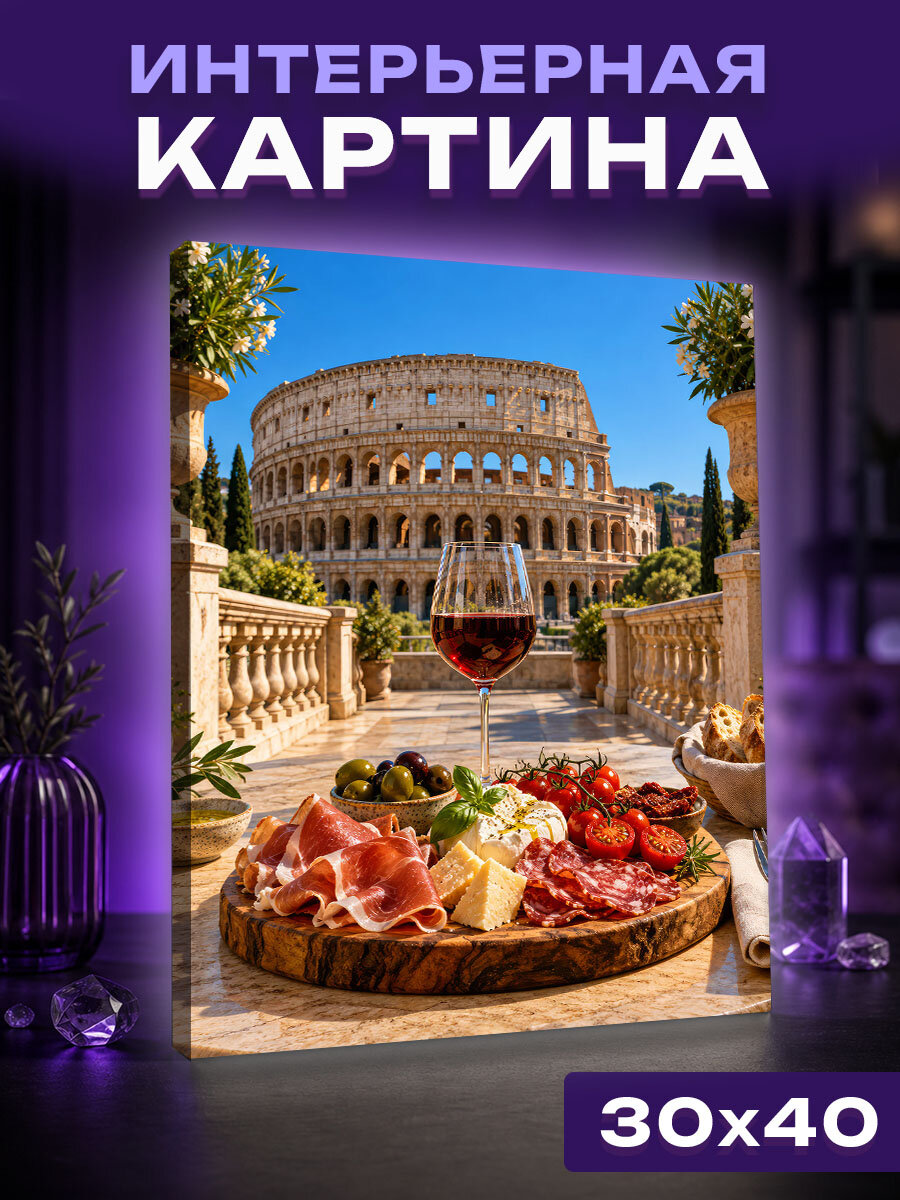 Интерьерная картина Итальянский полдень у Колизея