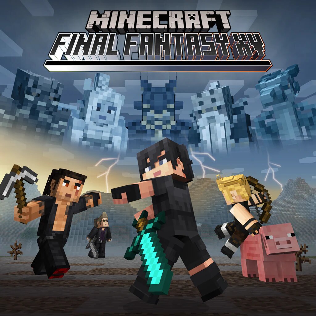 Дополнение Minecraft FINAL FANTASY XV Skin Pack, цифровое издание PlayStation 5, регион Индонезия / код пополнения баланса