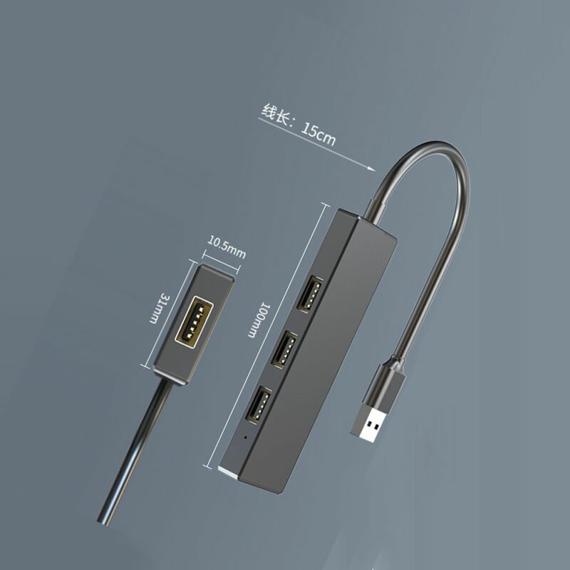 Докстанция расширения USB 30 4в1 быстрая зарядка PD 100 Вт HDMI для ноутбуков многофункциональный интерфейс TypeC