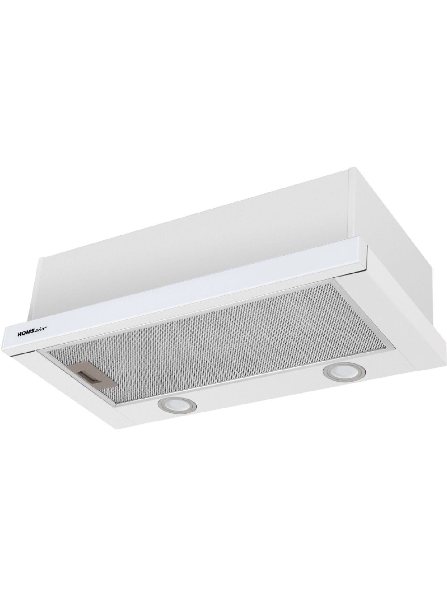 Встраиваемая вытяжка HOMSair FLAT 60 Glass белый