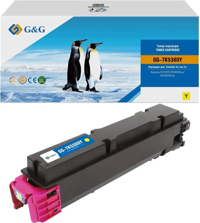 Картридж G&G GG-TK5380Y, TK-5380Y, желтый