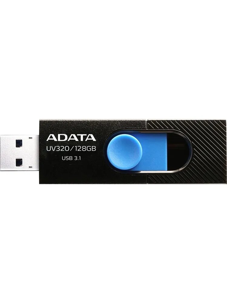 ADATA UV320 128 ГБ USB-флеш-накопитель, USB 3.2, USB Type-A, AUV320-128G-RBKBL, голубой