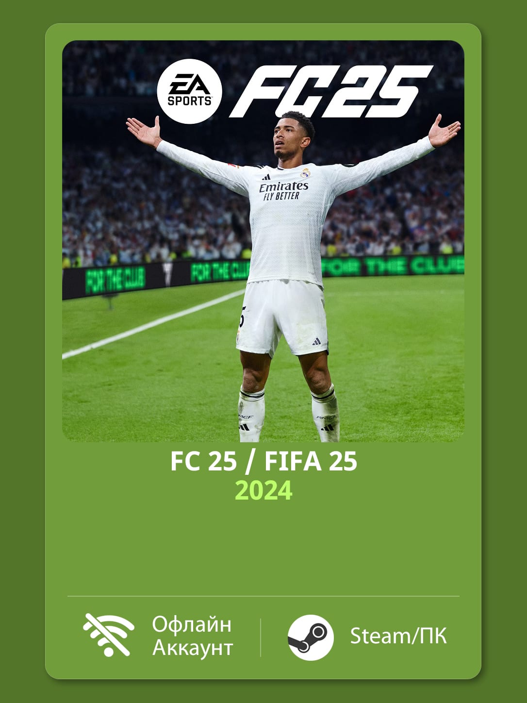 FC 25 / FIFA 25 (2024) — Офлайн Аккаунт | Steam-Стим | ПК | Windows