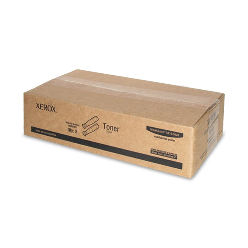 Тонеры XEROX, комплект 2 шт, (106R01277) WorkCentre 5016/5020, оригинальные, ресурс 2х6300 страниц