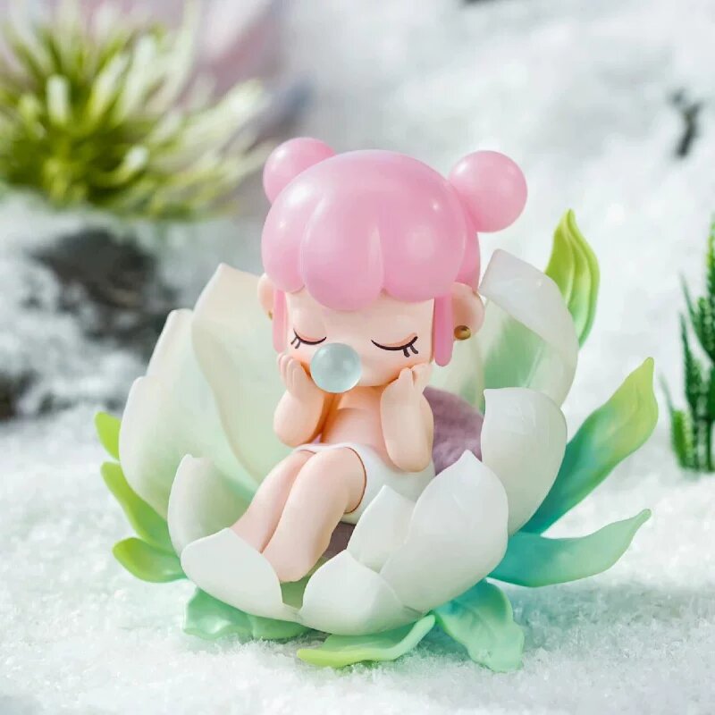 Rolife Flower Collection Фигурка Снежной Лотоса, Подтвержденный вариант после вскрытия коробки