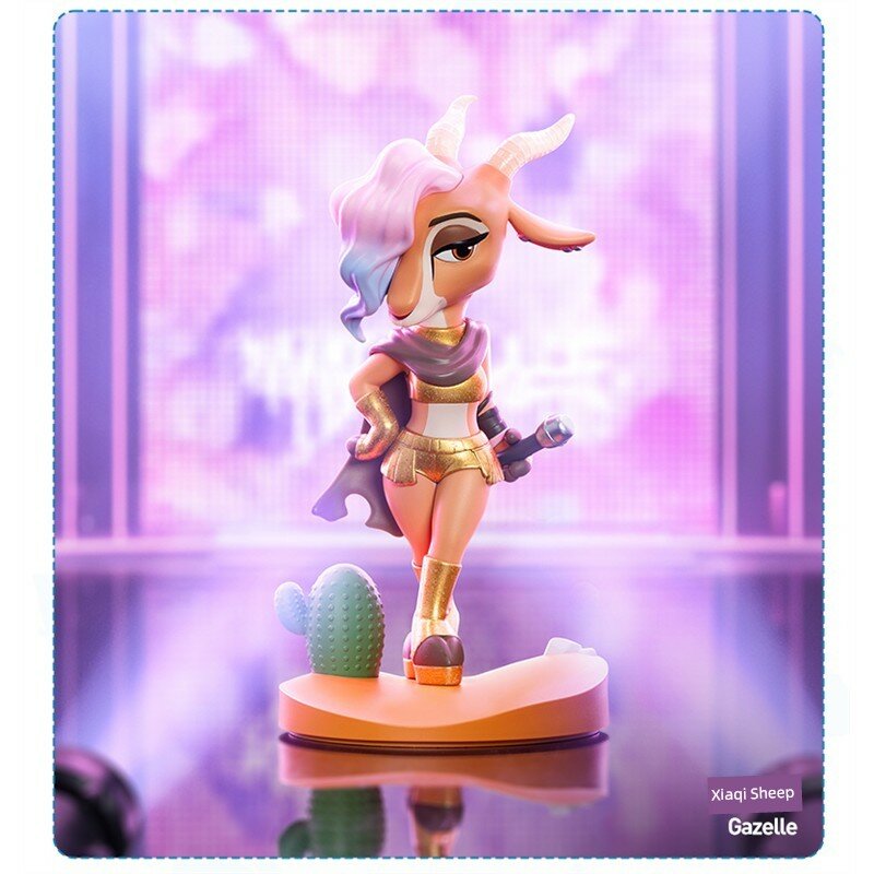 POPMART Disney Зверополис 2 Zootopia Plus Серия Фигурки Блайнд Бокс - Газель Подтвержденная Фигурка