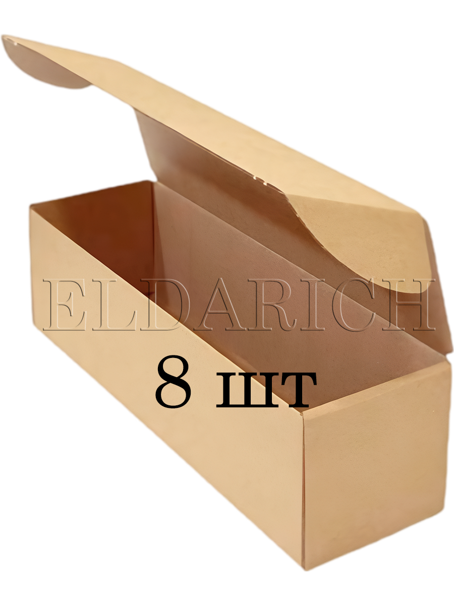 24х7х7см 8шт T12 картонная коробка самосборная трехслойная микрогофрокартон.