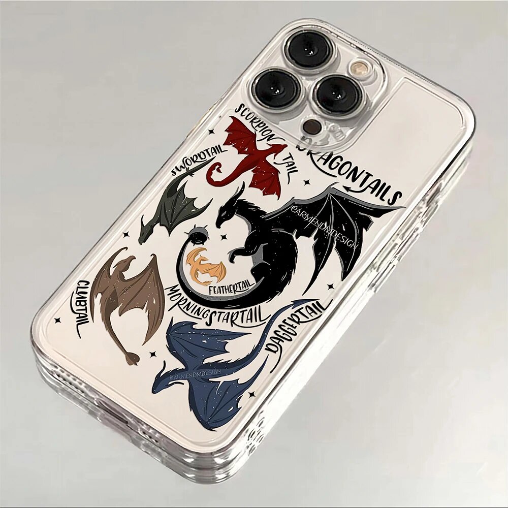 Роскошный чехол для телефона Dragon F-Fourth W-Wing Hot для iPhone Белый, T-296T250408303, iPhone 14