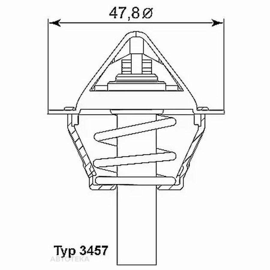 Термостат WAHLER 345790D