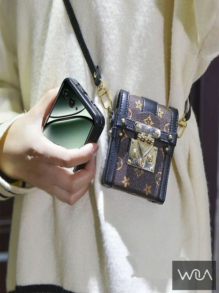 Чехол WOA с принтом Louis Vuitton, с ремешком, для повседневного использования, сумка-чехол