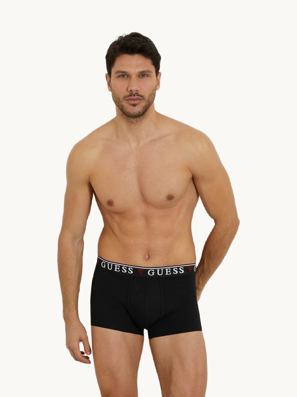 Трусы GUESS HERO, комплект из 3 шт., размер M, черный — фото 1