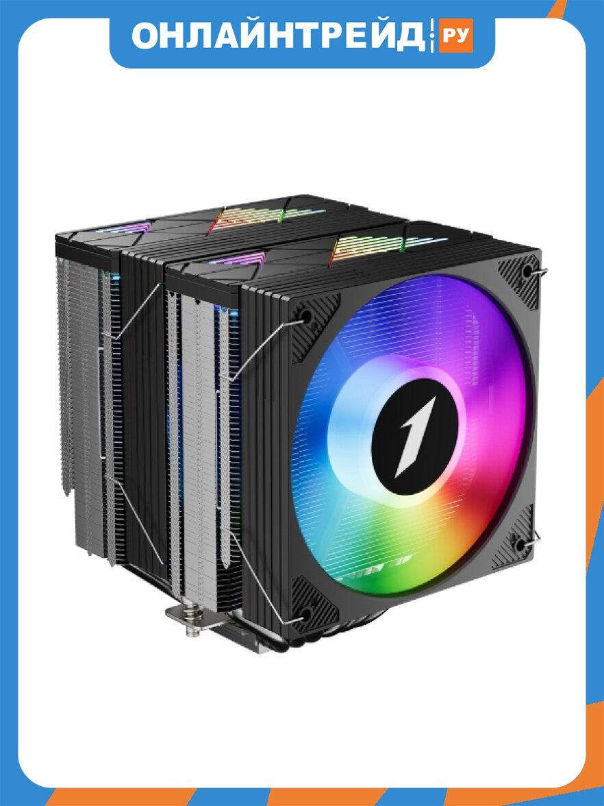 Кулер для процессора 1STPLAYER CRYO CY12L-D Black (CY12L-D-BK)