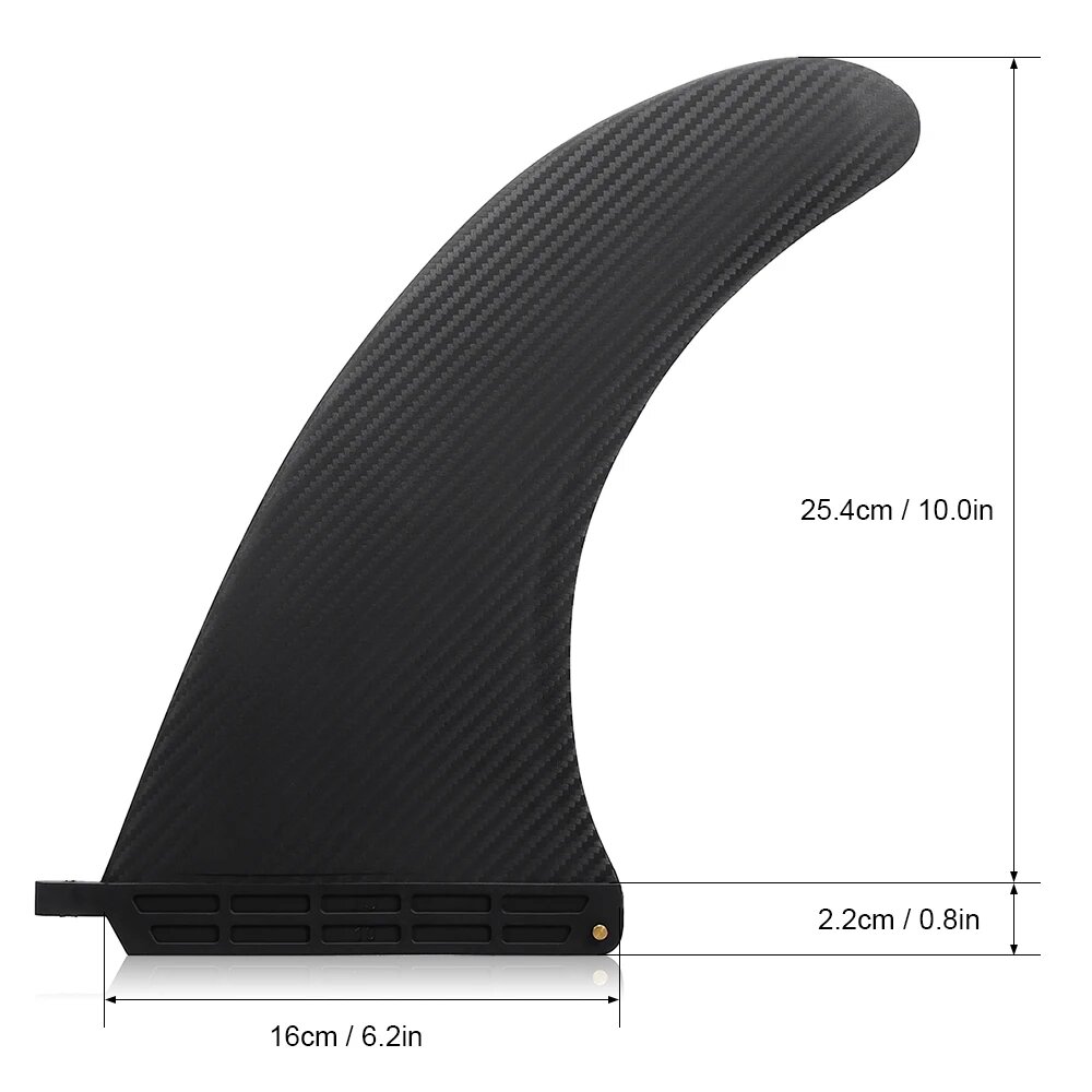 SUP плавник Nylon 6.5"/7.5"/8"/9"/10" 10 with fiber line