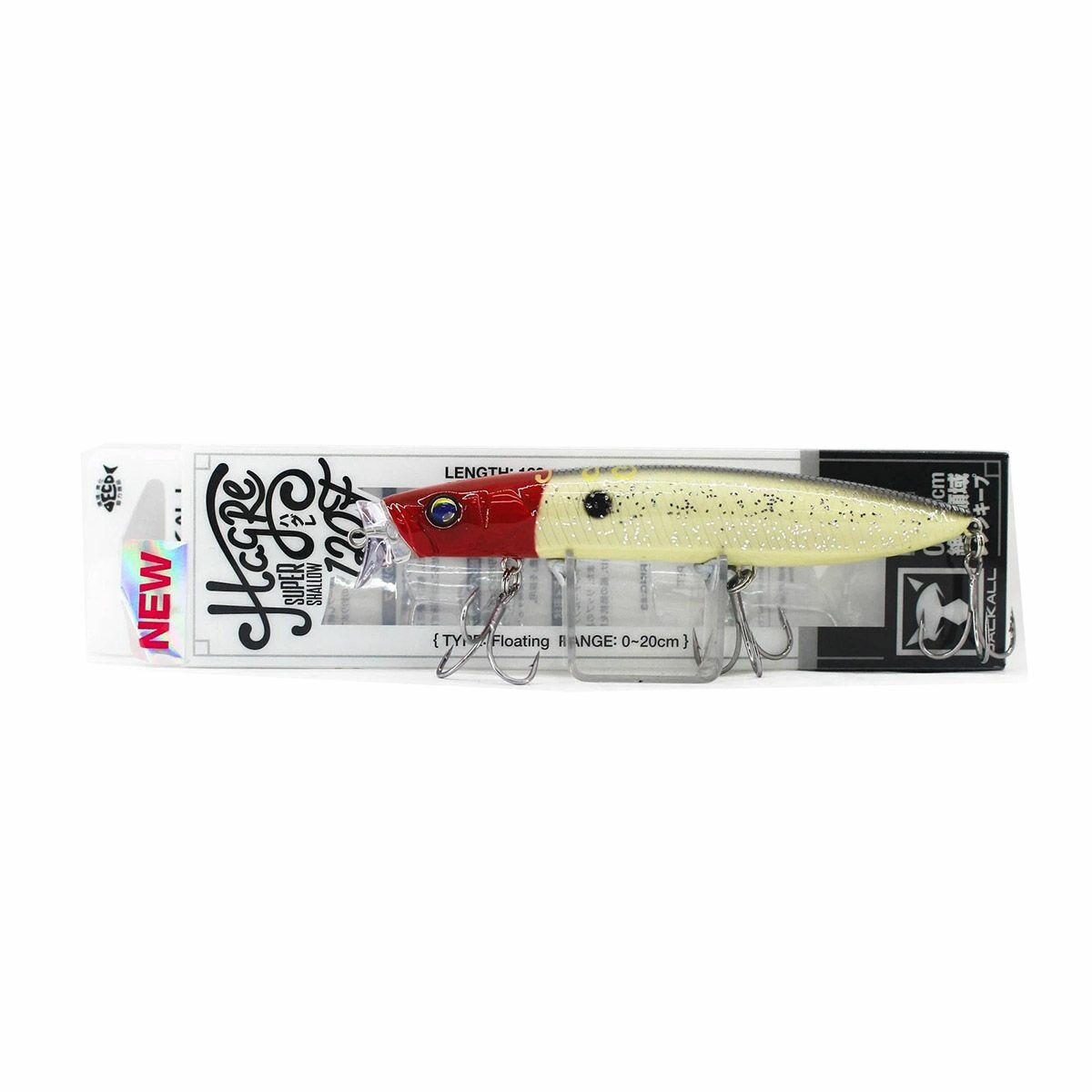 Воблер JACKALL HAGRE 120F 24g цвет CLASSICAL REDHEAD
