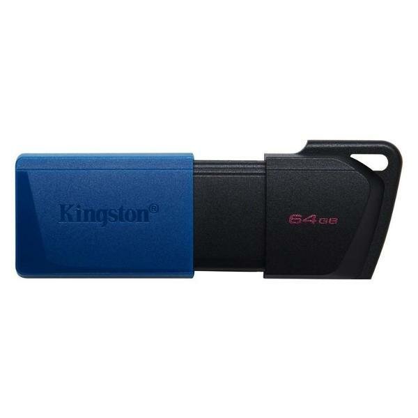 USB флеш-накопитель Kingston Флеш-накопитель Kingston DataTraveler Exodia M DTXM/64GB USB 3.2 Gen1 64GB чёрный/синий