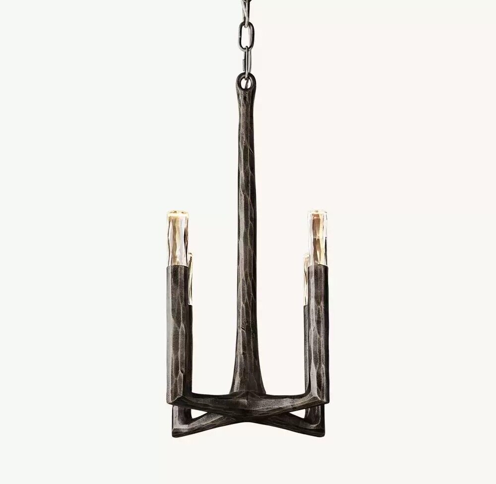 Светодиодная настенная лампа для спальни RH American Light Luxury Forged, стиль дизайнера мягкой мебели, настольная лампа и люстра для гостиной виллы, отеля, пентхауса