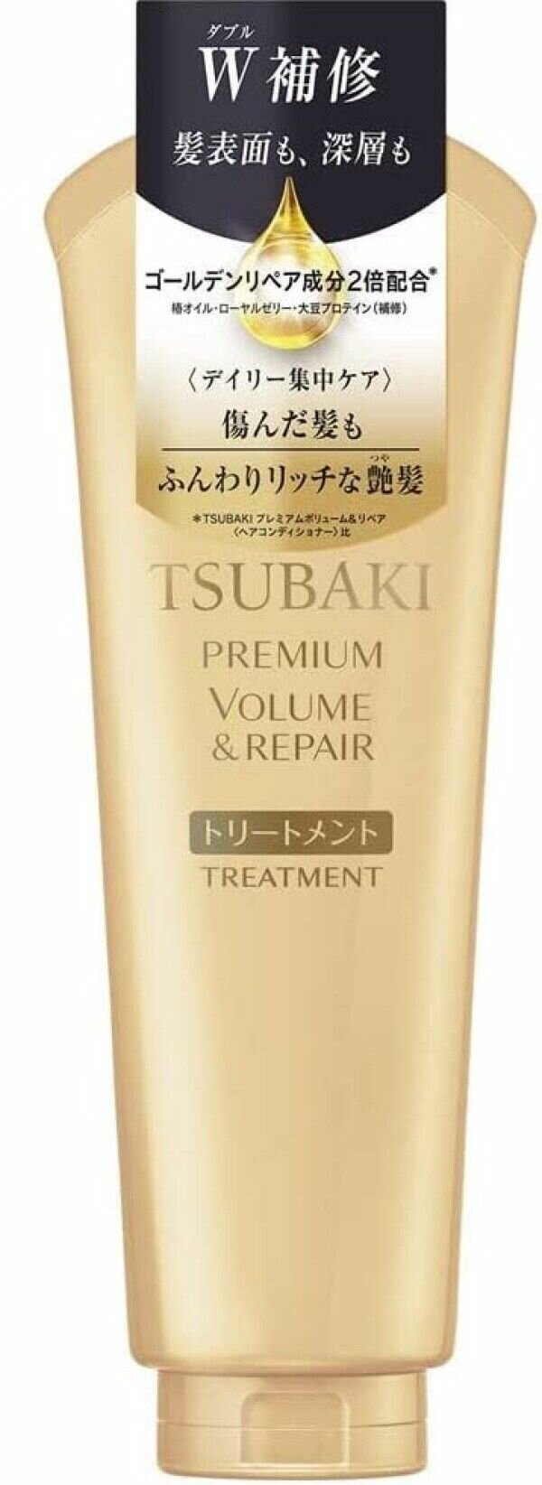TSUBAKI Premium Volume & Repair Бальзам для поврежденных волос Восстановление и объем