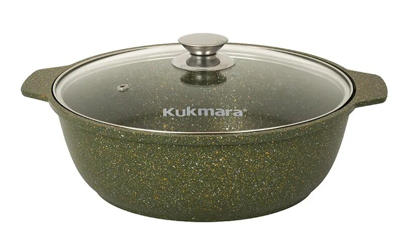 Кастрюля-жаровня 3л Kukmara Ж31TSML Trendy style малахитовый