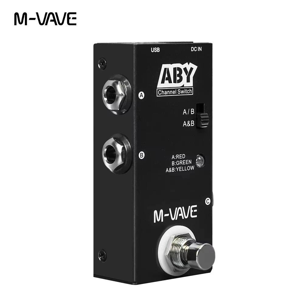 M-VAVE ABY Line Selector AB Switch Mini Effect Pedal