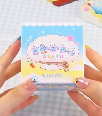 Фигурки Octopus Meow Jelly Food Battle Series Blind Box random 1pcs
