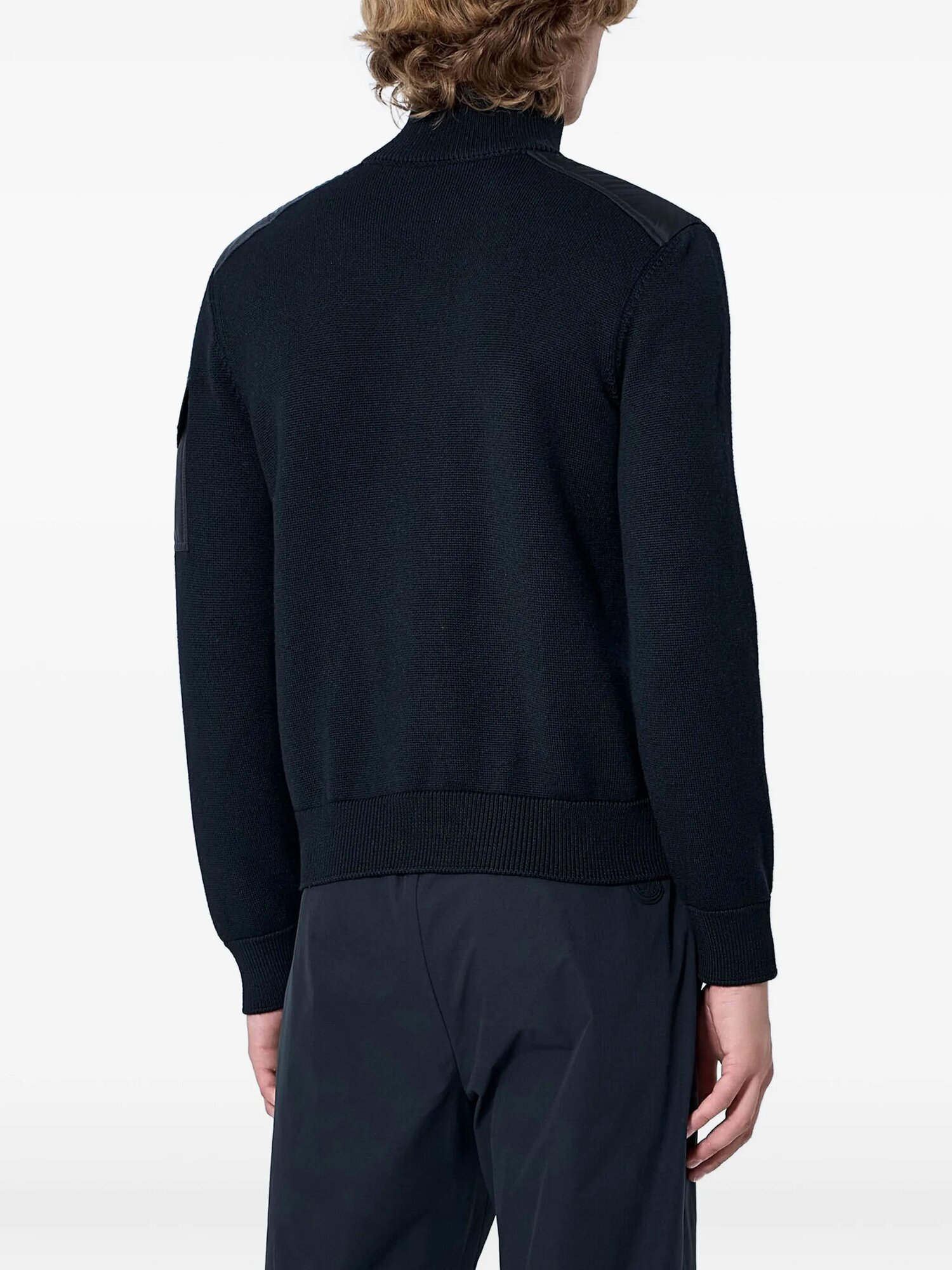 Свитер Moncler Zip-up high-neck sweater, размер 50 — фото 1