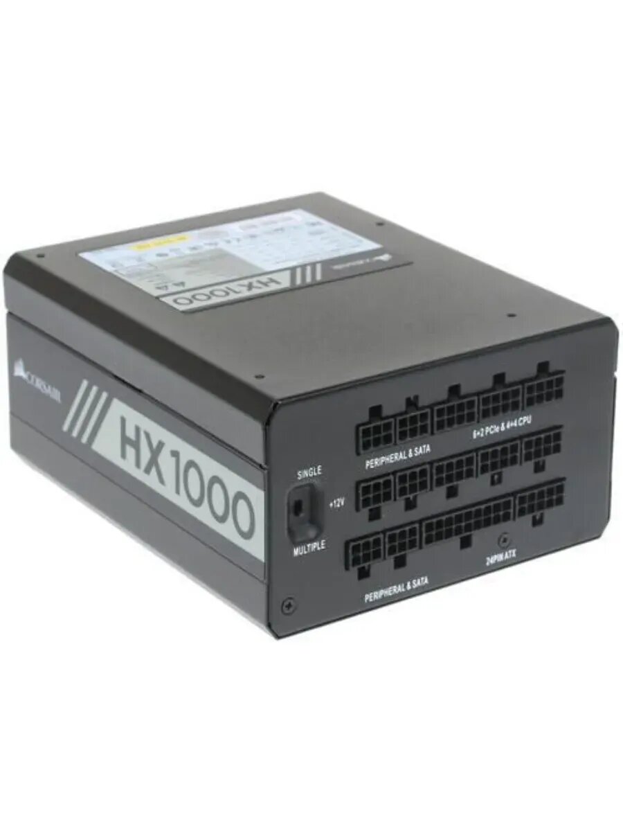 Блок питания HX1000 1000W CP-9020139-EU черный 1000 Вт, 80+ Platinum