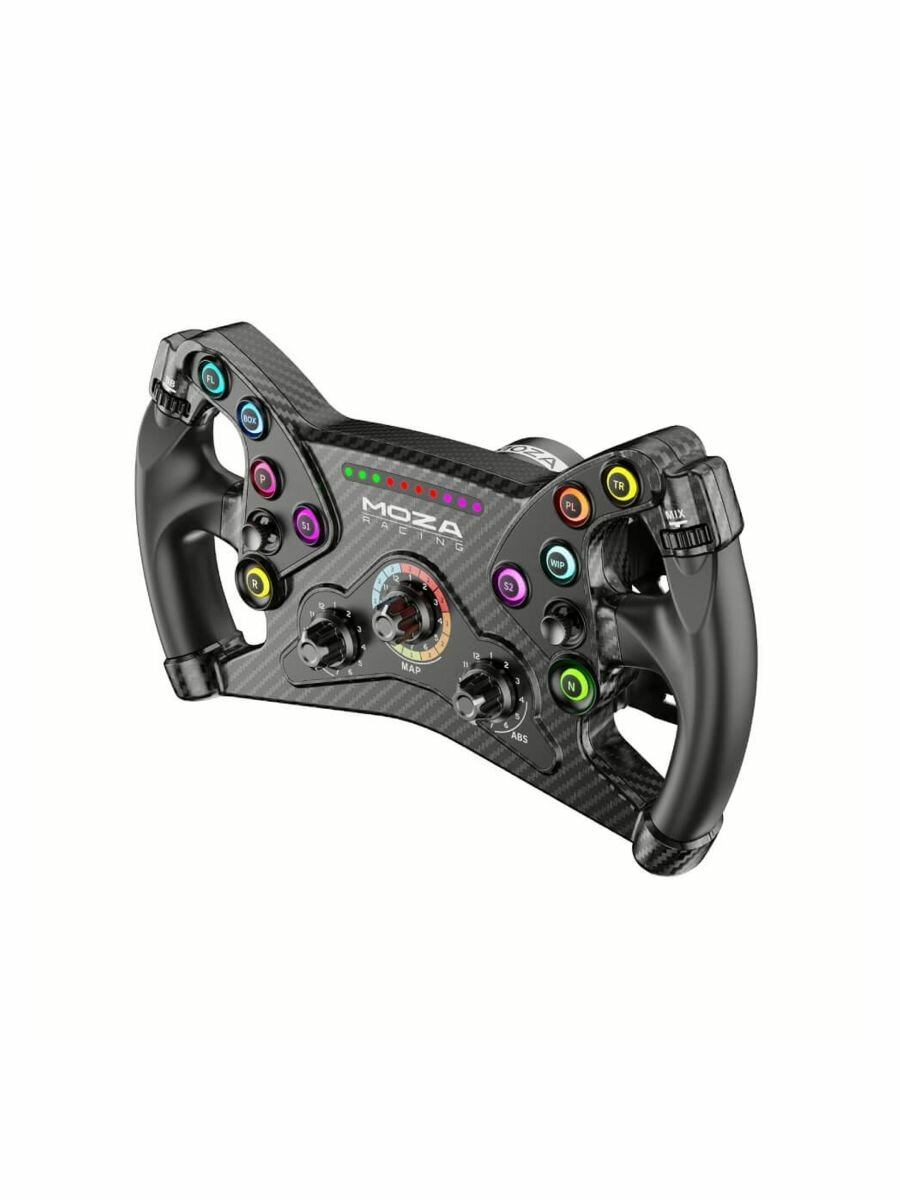 Игровой руль MOZA KS , "Бабочка" , 10 программируемых RGB-кнопок — фото 1