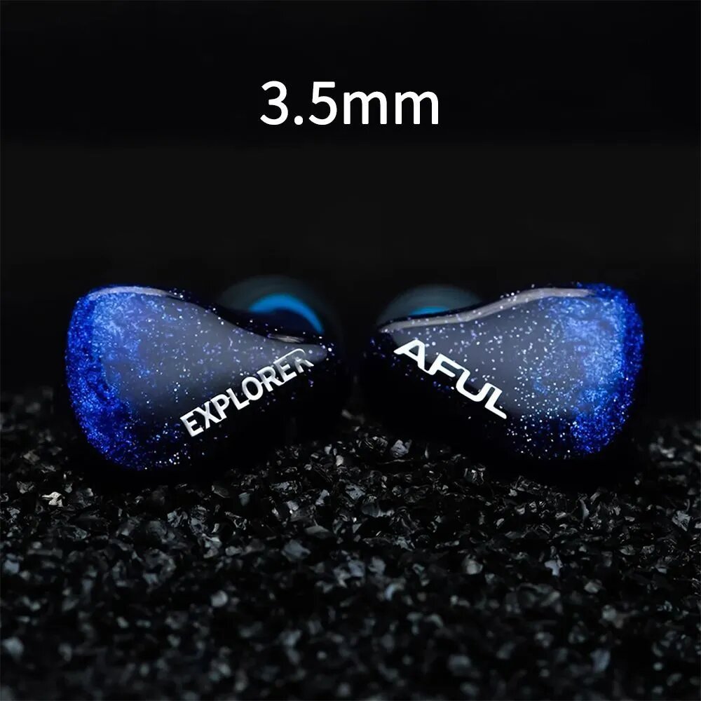 AFUL Наушники проводные, 3.5 мм, синий