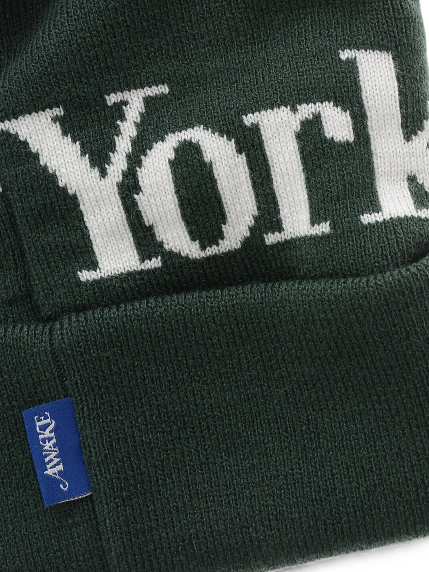 Шапка Awake NY Jacquard-logo beanie hat для мальчиков, размер OneSize — фото 1