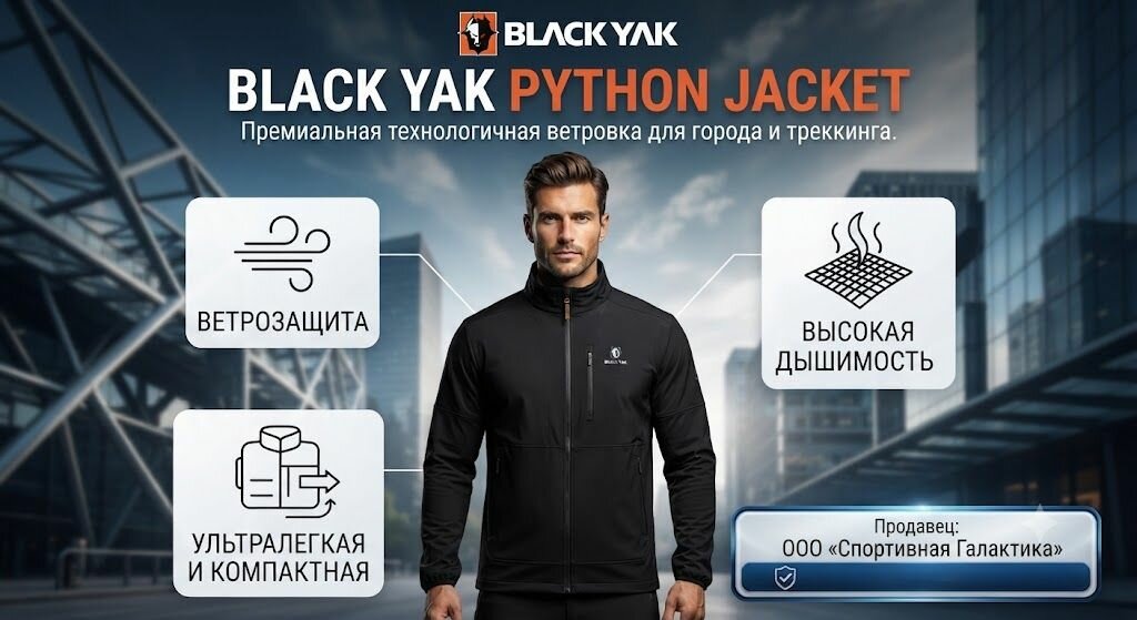 Куртка Black Yak Базовая коллекция