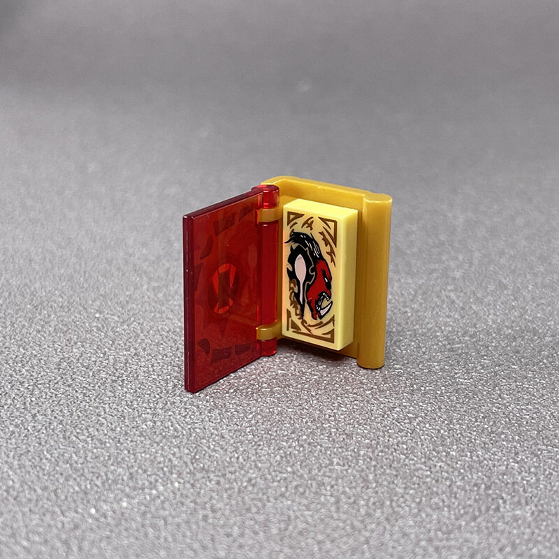 Волшебная книга гнева — золотая обложка с мини-фигуркой, конструктор MOC для детей, 24324 детали