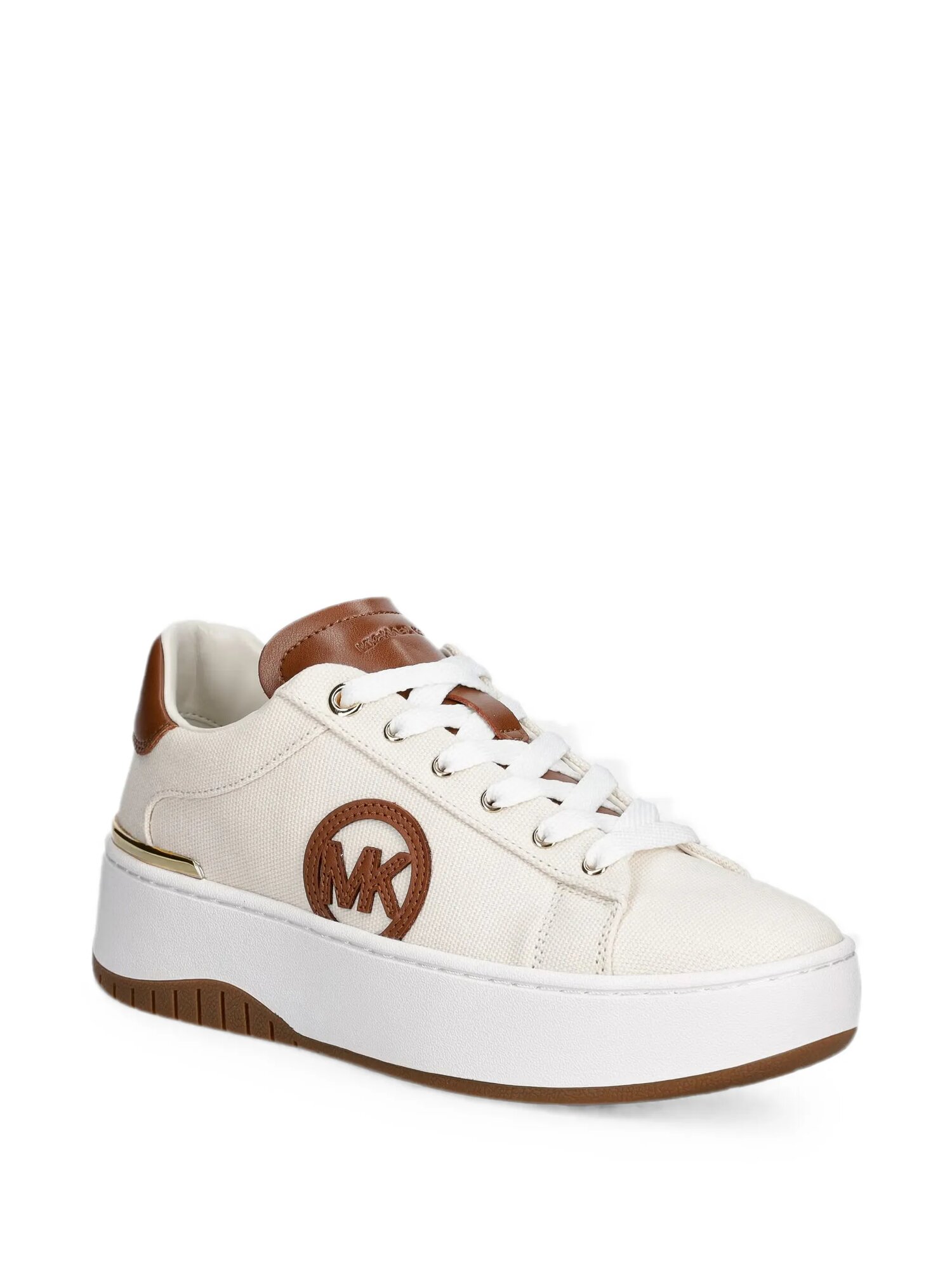 Кроссовки Michael Michael Kors Logo-patch platform sneakers, размер 7 US — фото 1