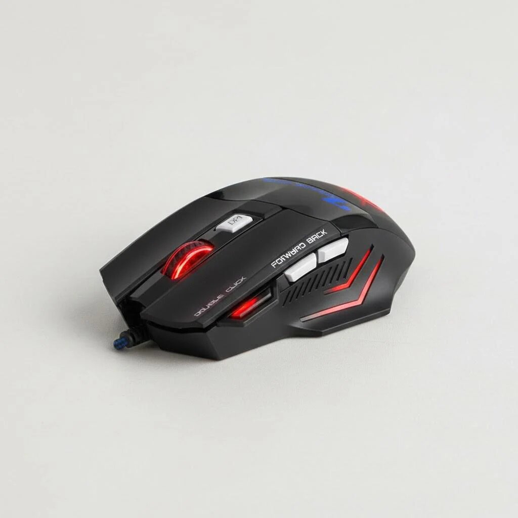 STONEGO X7 проводная игровая мышь 5500 DPI Черный, black