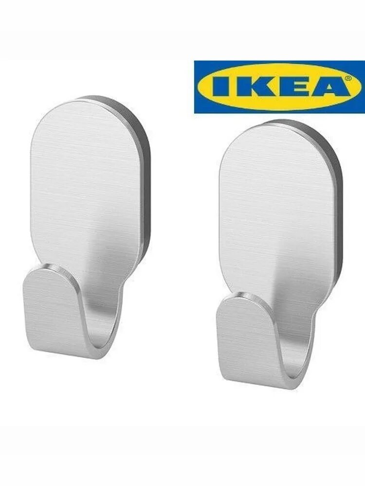 Ikea BROGRUND Крючки металлические Икея брогрунд, комплект из 2 штук