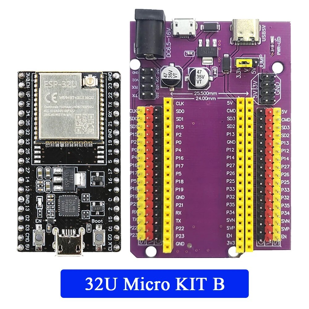 ESP32-32D ESP32-32U плата разработки