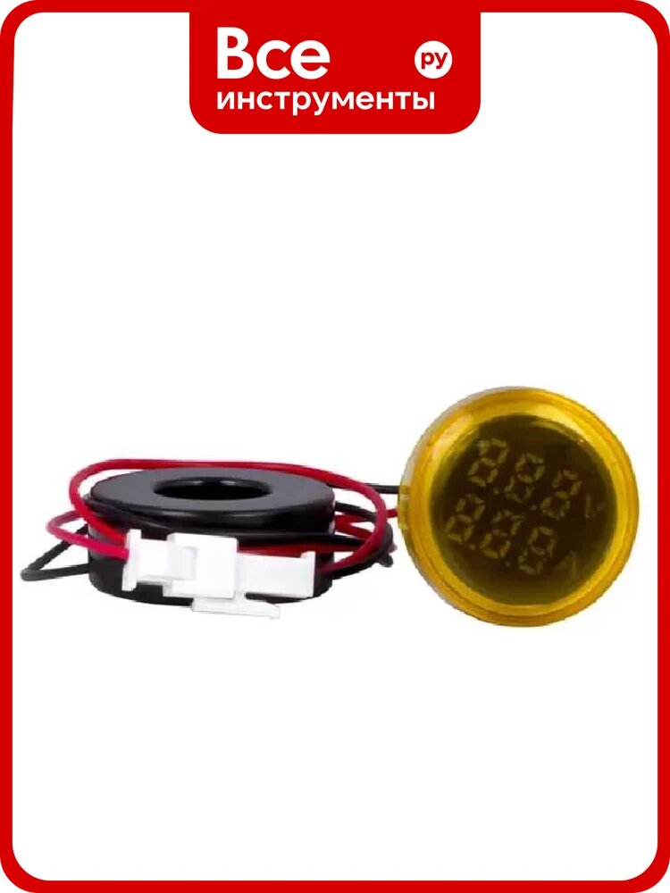 Индикатор тока и напряжения КЭАЗ OptiSignal Compact D22 C7-VAM-1 белый 50-500 В AC/0-100 A AD22VAM 375708