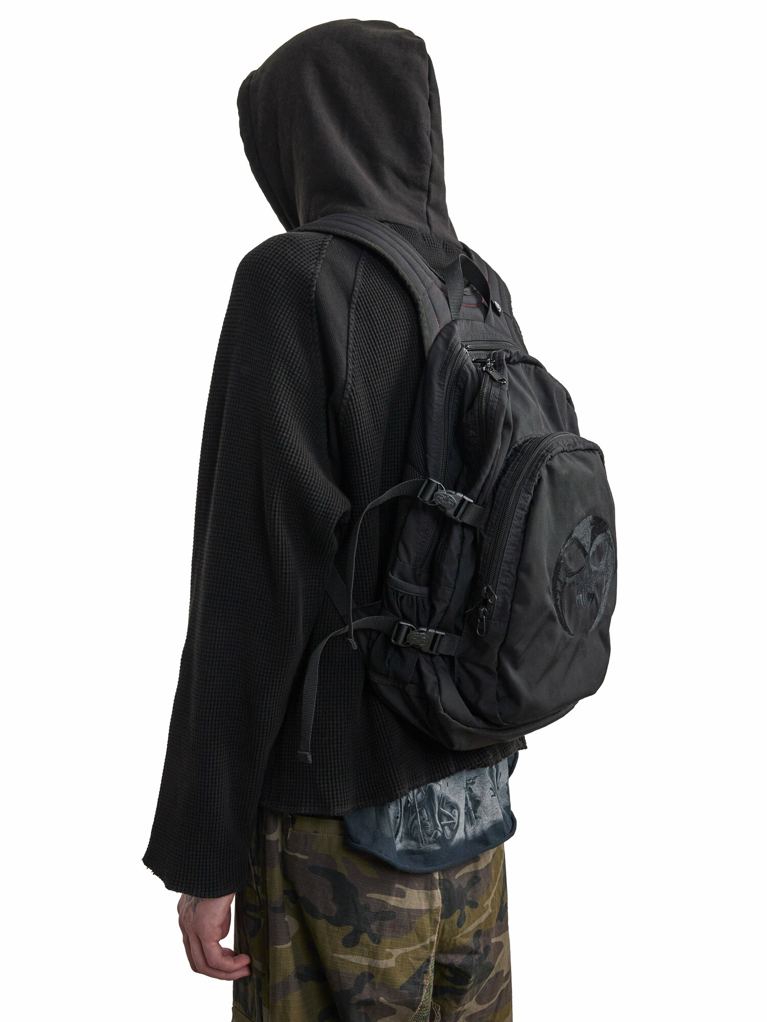 Abu Blunt Рюкзак Protometal Head Black, цвет черный с черным логотипом — фото 1