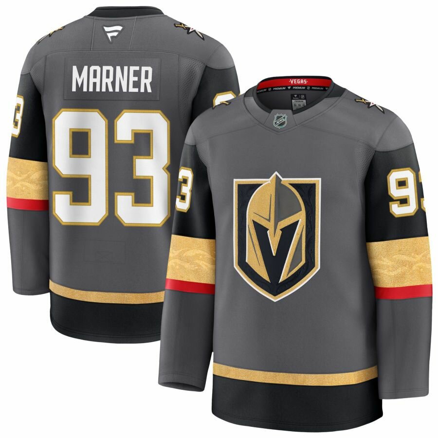 NHL джерси хоккейная Вегас Голден Найтс Vegas Golden Knights Hockey Jersey 93 Mitch Marner номер 93