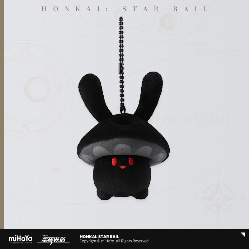 Honkai: Star Rail плюшевая игрушка Bunny Mushroom, черный, B-1