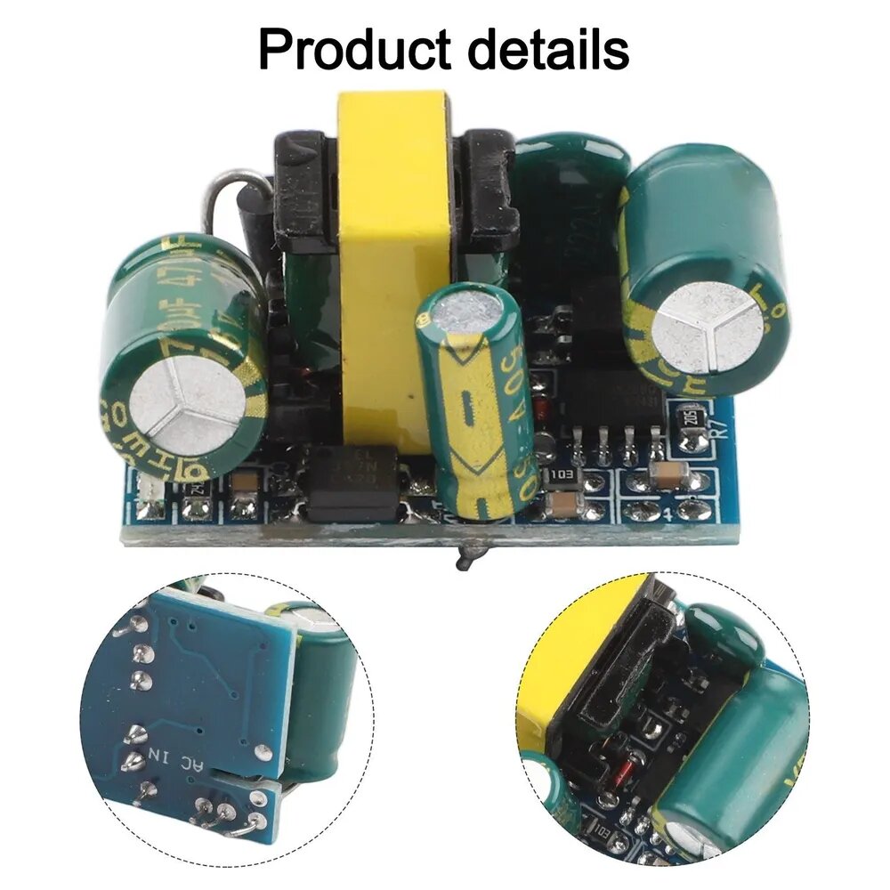 WITE Модуль питания с изолированной коммутацией 12V 400mA, AC-DC, понижающий, высококачественный